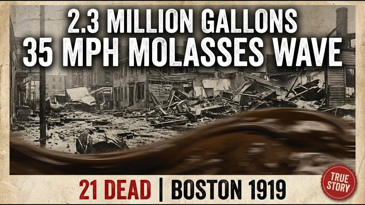 How a Wave of Molasses Destroyed Boston in 1919 - YouTube