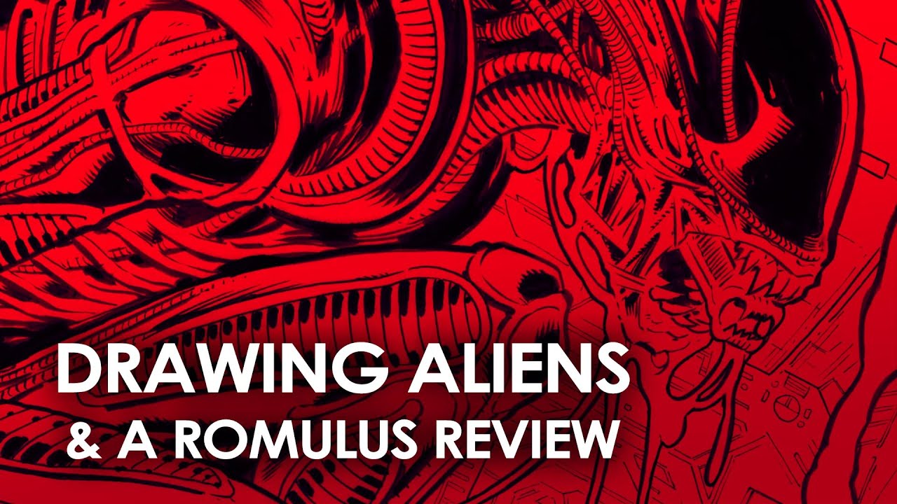 Drawing Aliens + Romulus Review - YouTube