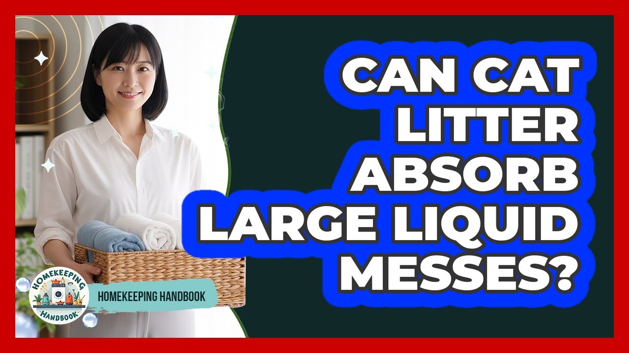 Can Cat Litter Absorb Large Liquid Messes? - YouTube