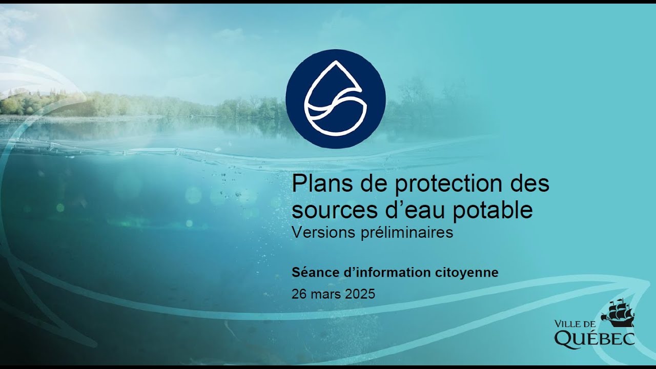 Plans de protection des sources d'eau potable - 2025 - Séance d ...
