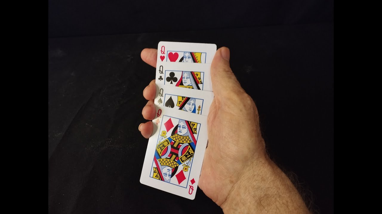 4 Queens to 4 Aces.. Magic tricks revealed - YouTube