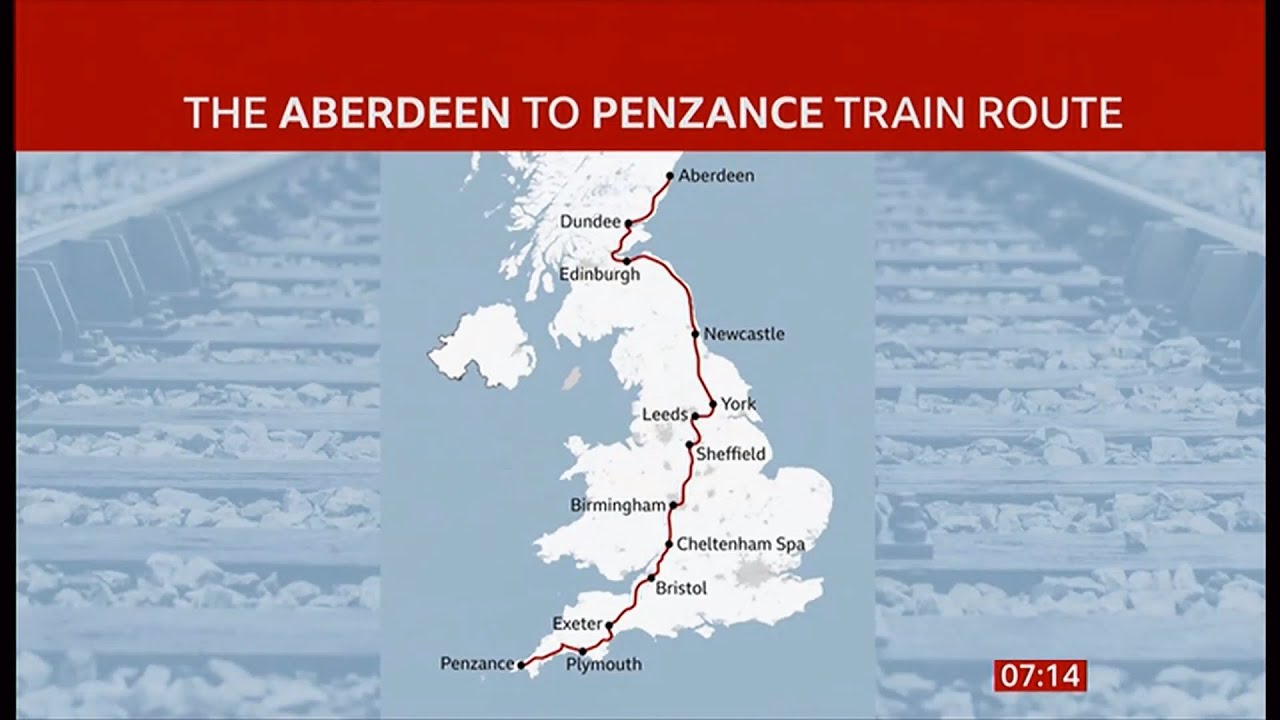 Aberdeen to Penzance: End of the line for longest UK direct train route ...