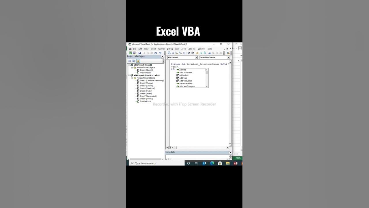 Magic Tricks 🪄 Autofit Columns In Excel Vba Part 1 Shorts Microsoft Vba