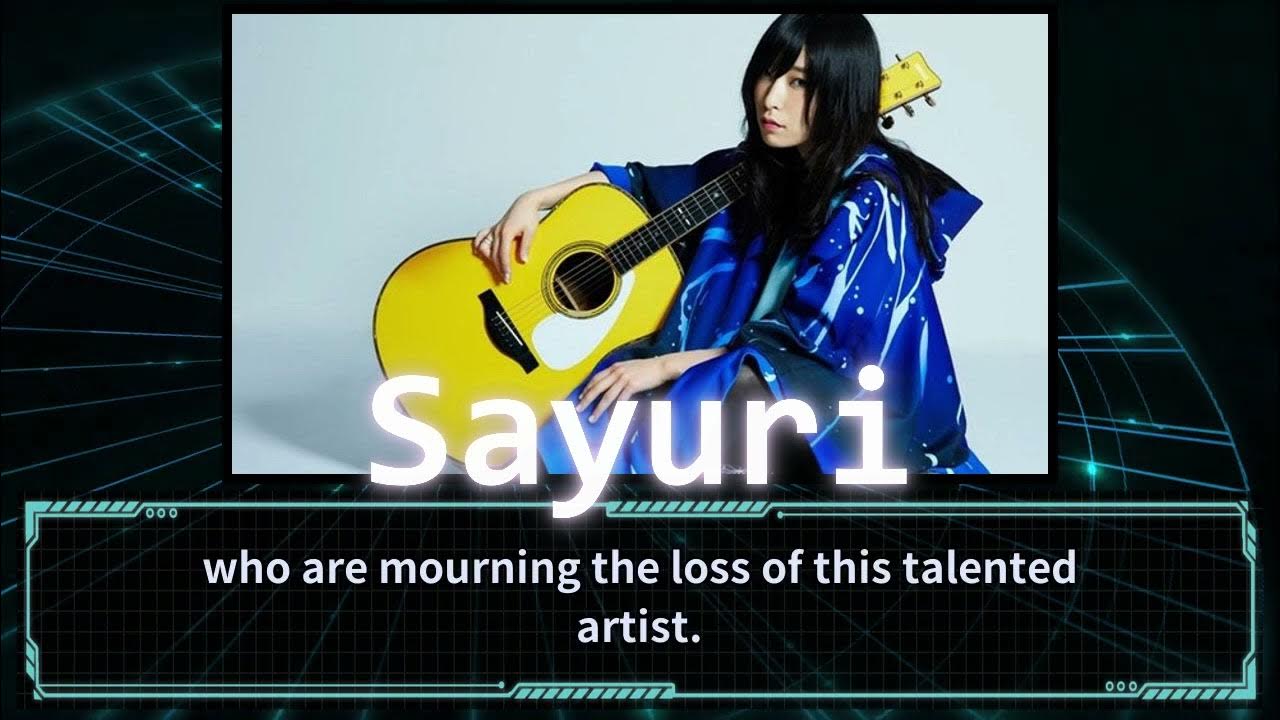 Sayuri: Japanese singer Sayuri dies at age 28 from functional dysphonia - YouTube