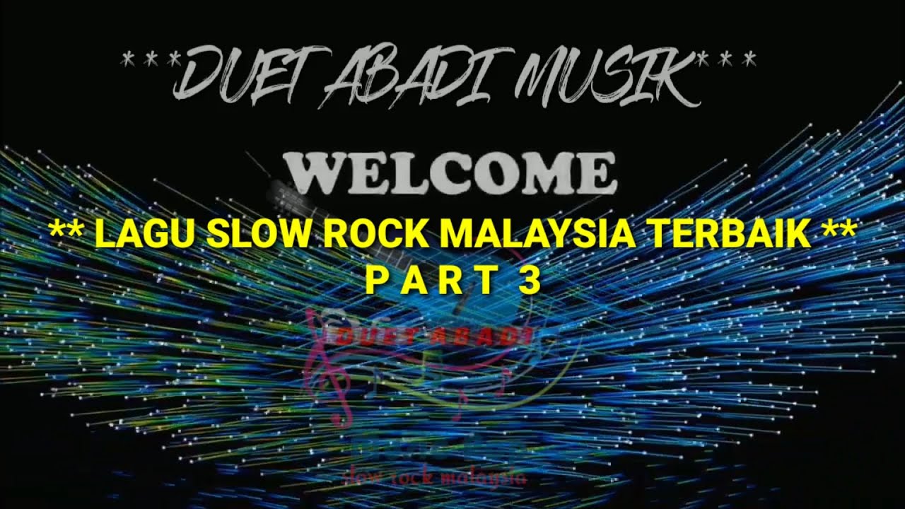 LIVE KARAOKE LAGU SLOW ROCK MALAYSIA COVER DUET ABADI MUSIK PART 3 ...