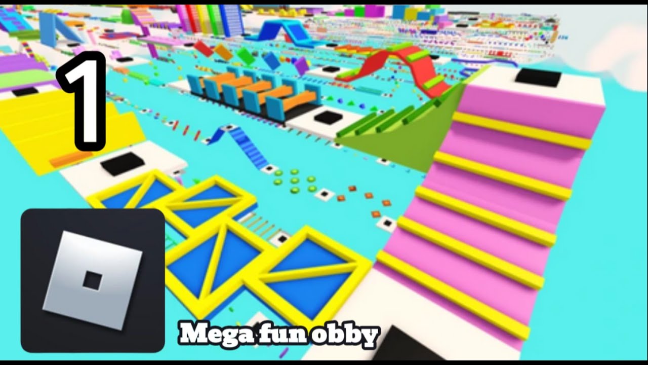 Mega Fun Obby Stages 1 Up To 60 Episode 1 Youtube