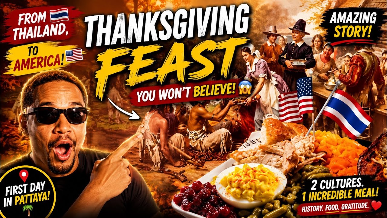 From 🌴 Thailand to 🇺🇸 USA... A Thanksgiving Feast You Won’t Believe ...
