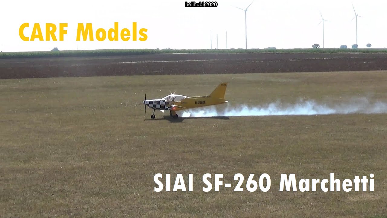 RC CARF SF-260 SIAI MARCHETTI (2020 Offenbach/Queich) - YouTube
