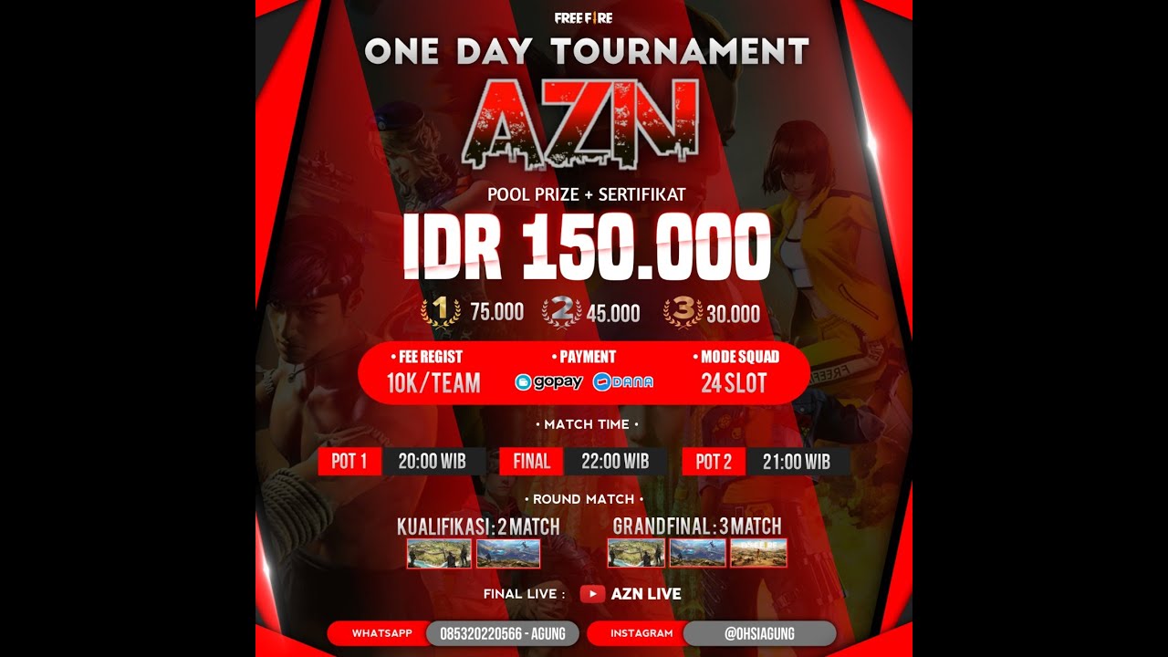 GRAND FINAL ONE DAY TOURNAMENT BY AZN - YouTube