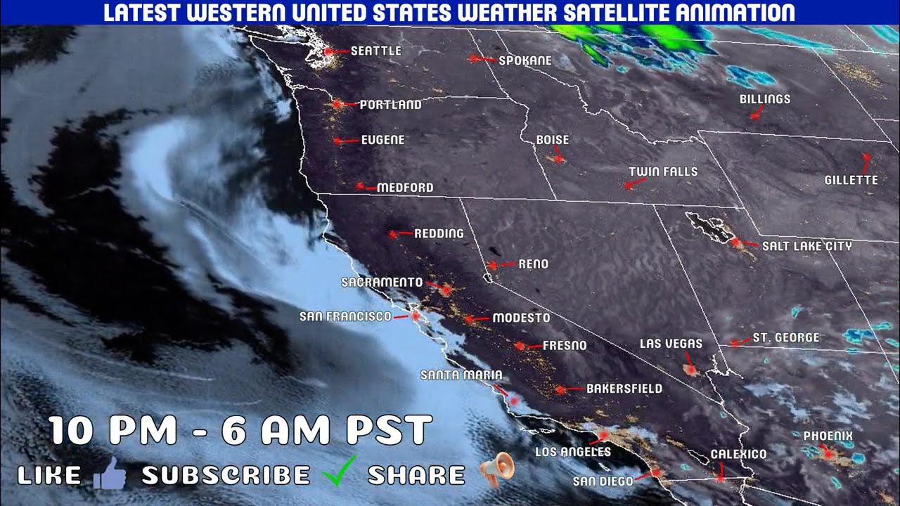 WEST COAST Wed Jan 29 Latest Weather Satellite Animation Radar - Daily ...