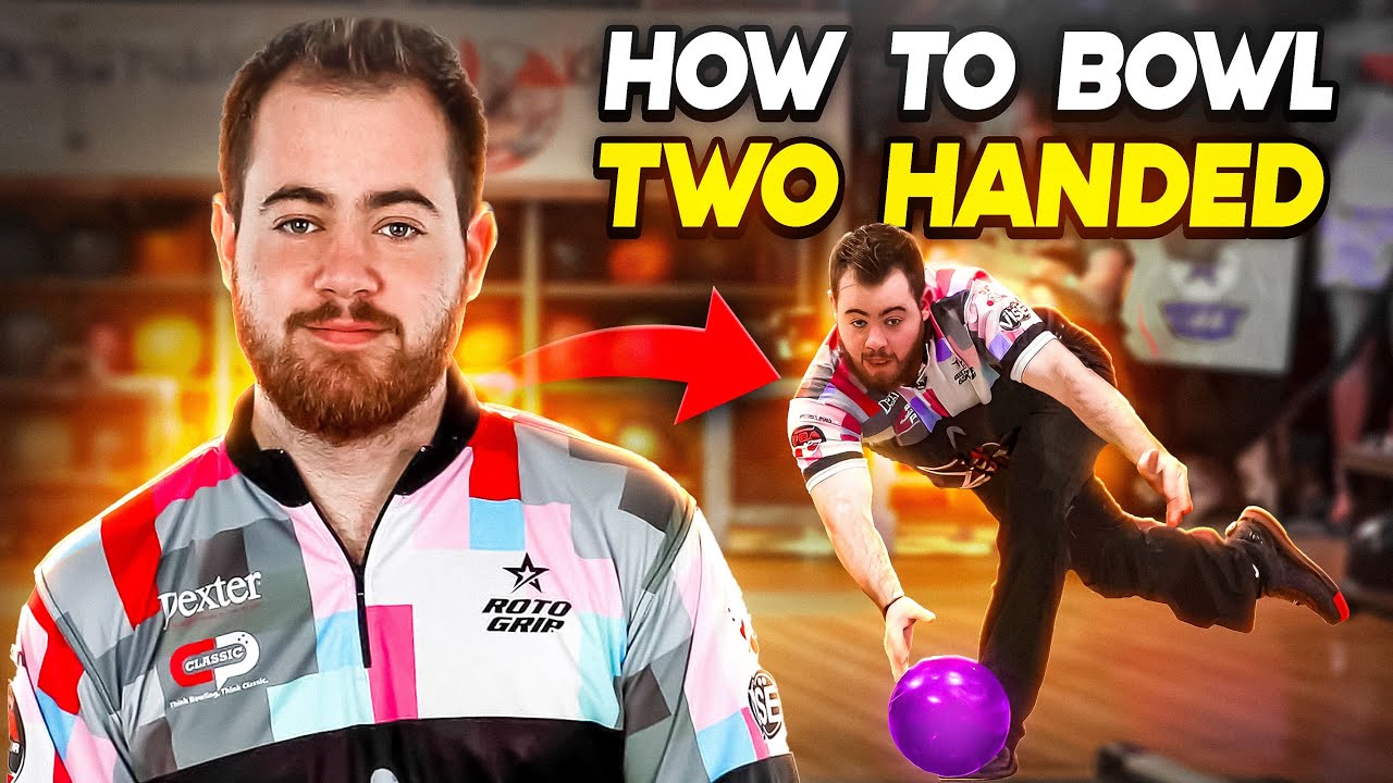 Anthony Simonsen Teaches Two Handed Bowling !! #twohandedbowling #pba # ...