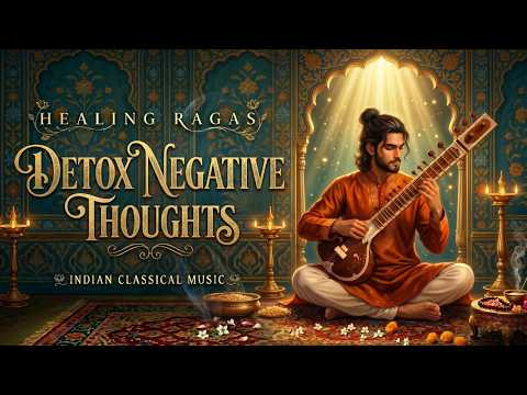 Detox Negative Thoughts 🌿 | Indian Classical Raga Music for Inner Peace, Positive Energy & Calm Mind