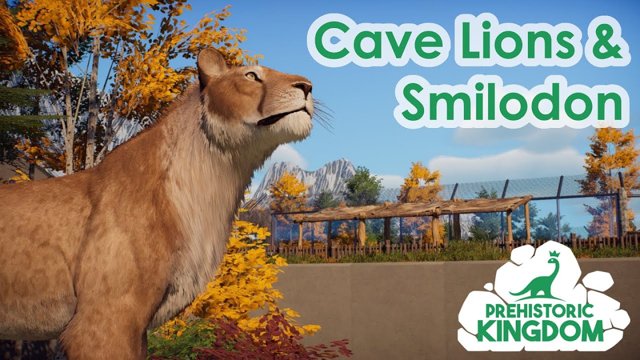 Prehistoric Kingdom | 3-in-1 Smilodon/American Lion/European Cave Lion ...