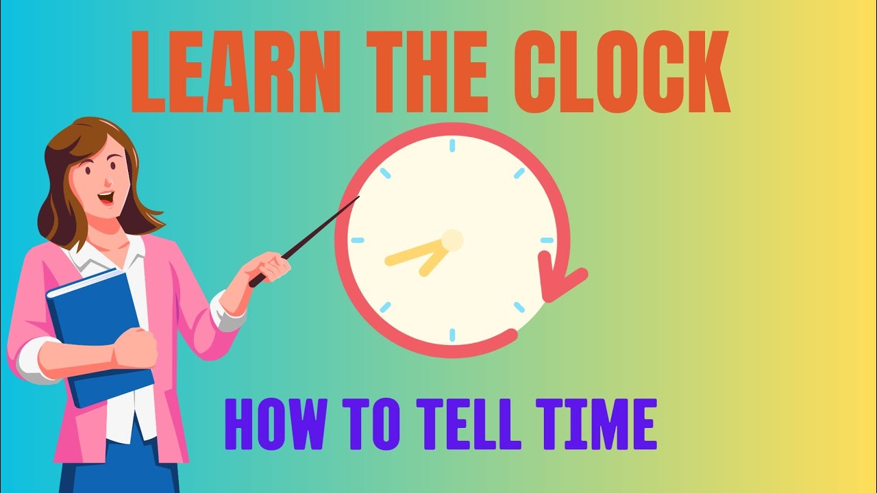Telling time to children - Learn the clock @ADKidsZone-v7k # ...