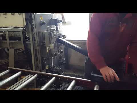 Elbow and downspout machine SMA 3x4 (75mmx100mm) FOR SALE - YouTube