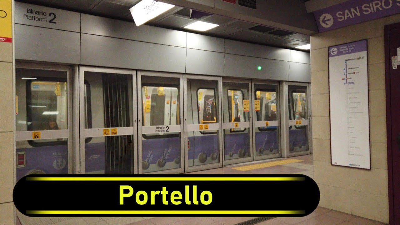 Metro Station Portello - Milan 🇮🇹 - Walkthrough 🚶 - YouTube
