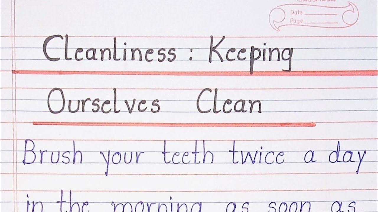Cleanliness : Keeping Ourselves Clean - YouTube