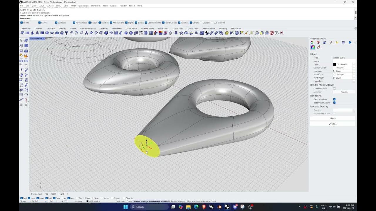 01 - Blender to Rhino and Grasshopper Workflows - Geometry and Interoperability - YouTube