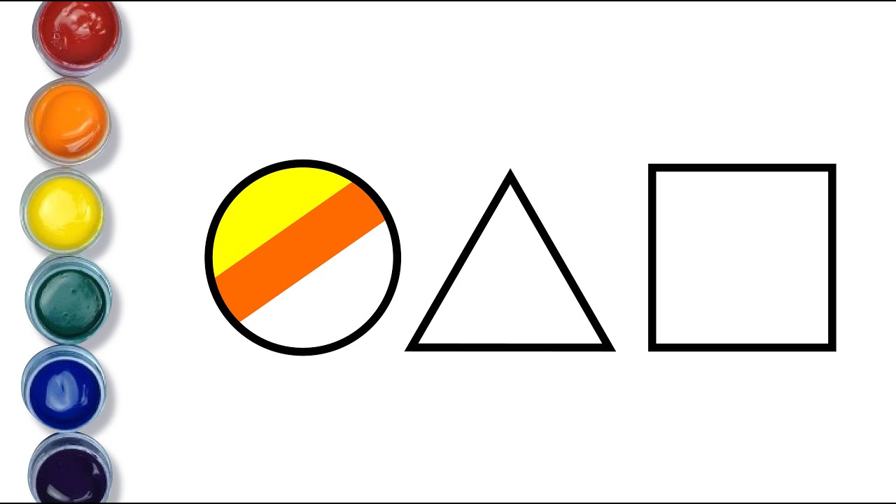 How to draw a plane figure with kids!🟡🔺🟩 - YouTube