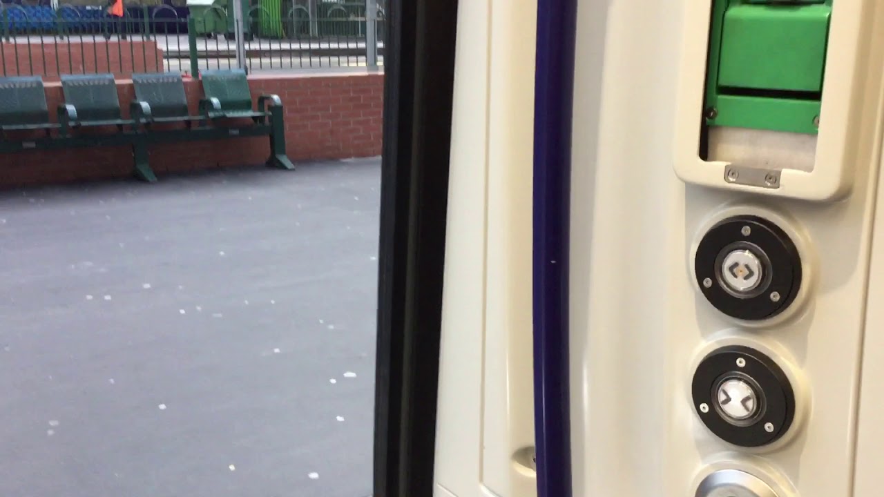 New Scotrail train door button - YouTube