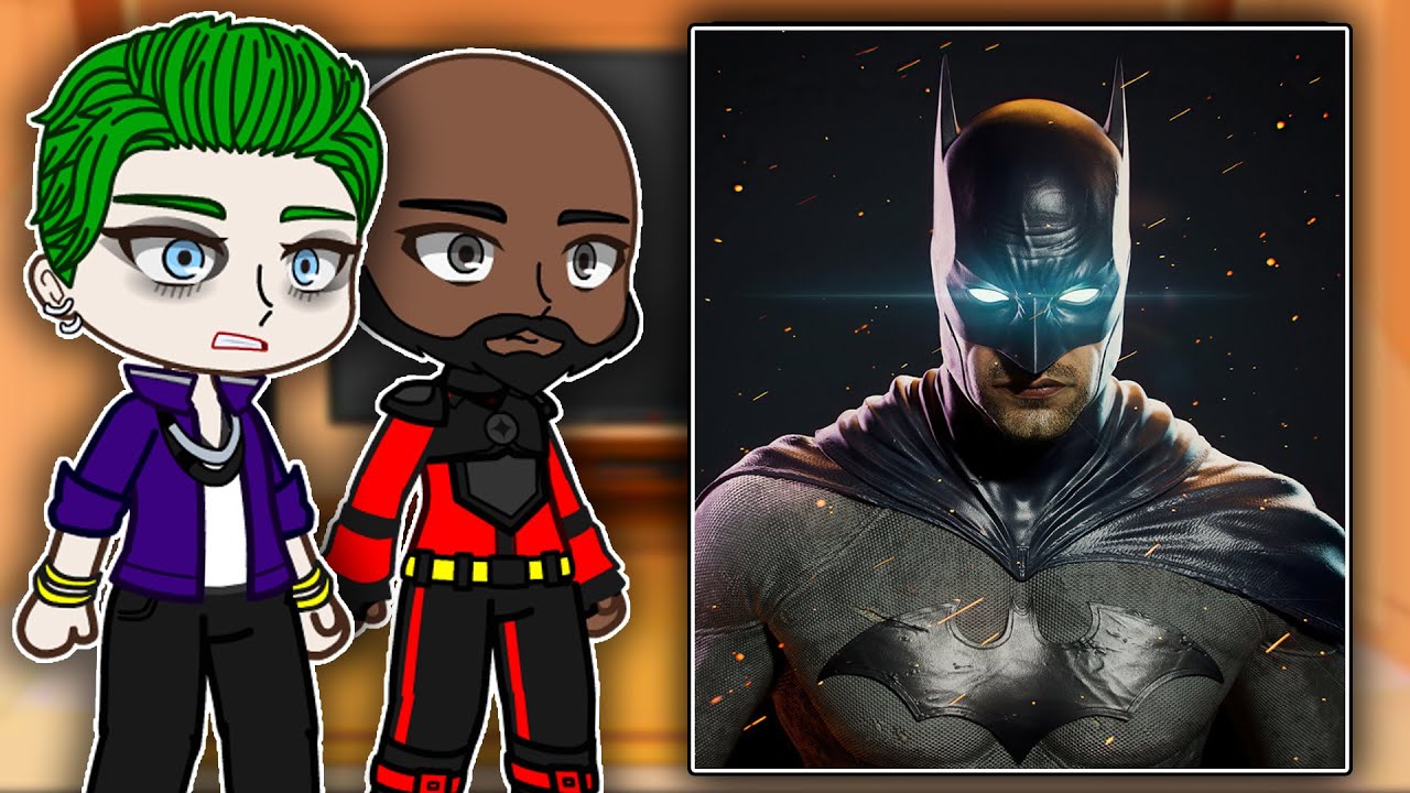 Suicide Squad React To Batman | Bruce Wayne | Gacha react - YouTube