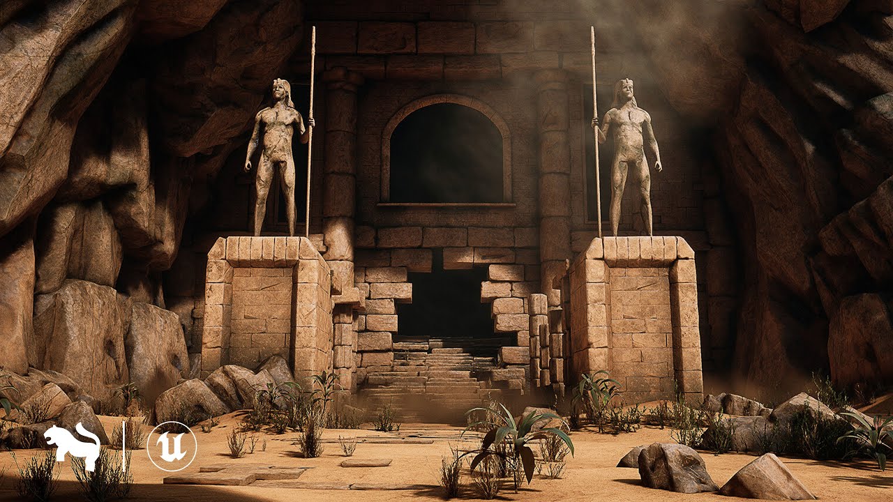 [UE5] Temple Ruins Showcase / Unreal Engine 4 Marketplace - YouTube