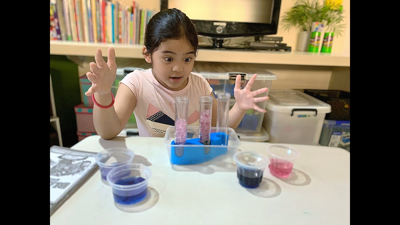 Mind Blowing Science Experiment!! A Test Tube Sunset?!? - YouTube