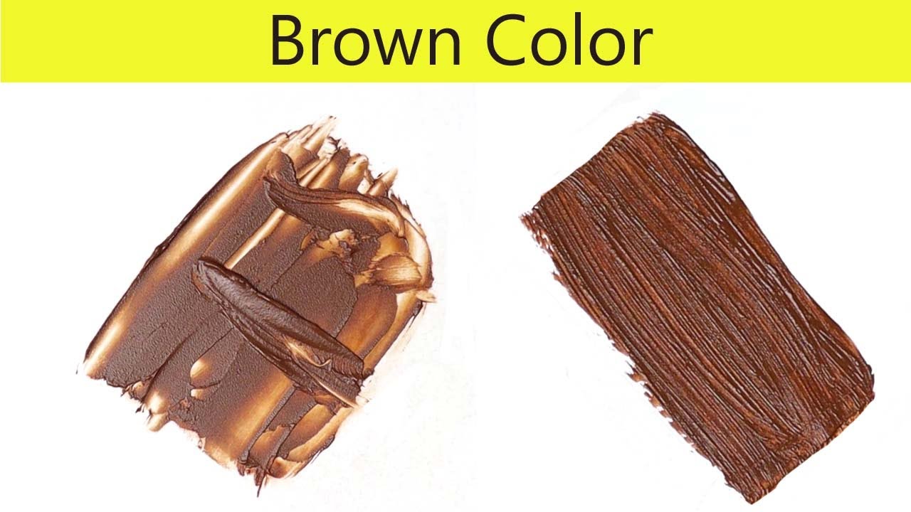 Brown Color How To Make Brown Color Color Mixing YouTube