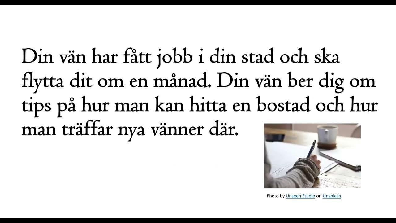 sfigunilla Skriv till en vän som ska flytta till din stad C - YouTube