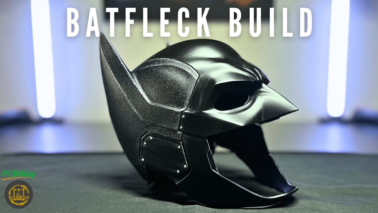 Batfleck Concept Batsuit: 3D Printed Batman Cowl - YouTube