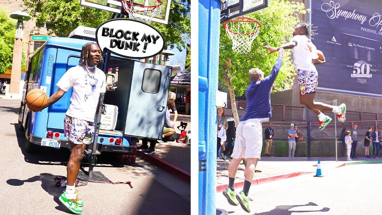 BLOCK MY DUNK CHALLENGE - YouTube