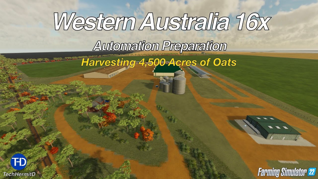 Massive Oat Harvest Prep : Western Australia 16x : Farming Simulator 22 ...