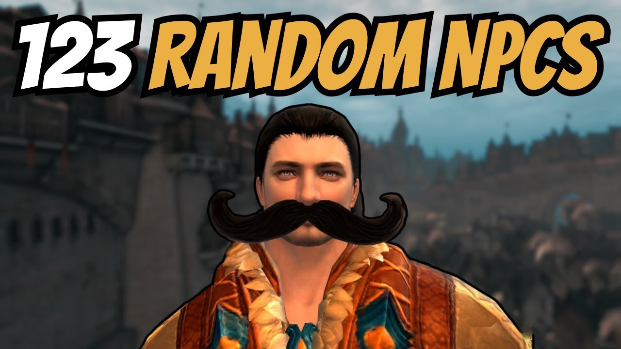 123 Random NPCs in Guild Wars 2 - YouTube