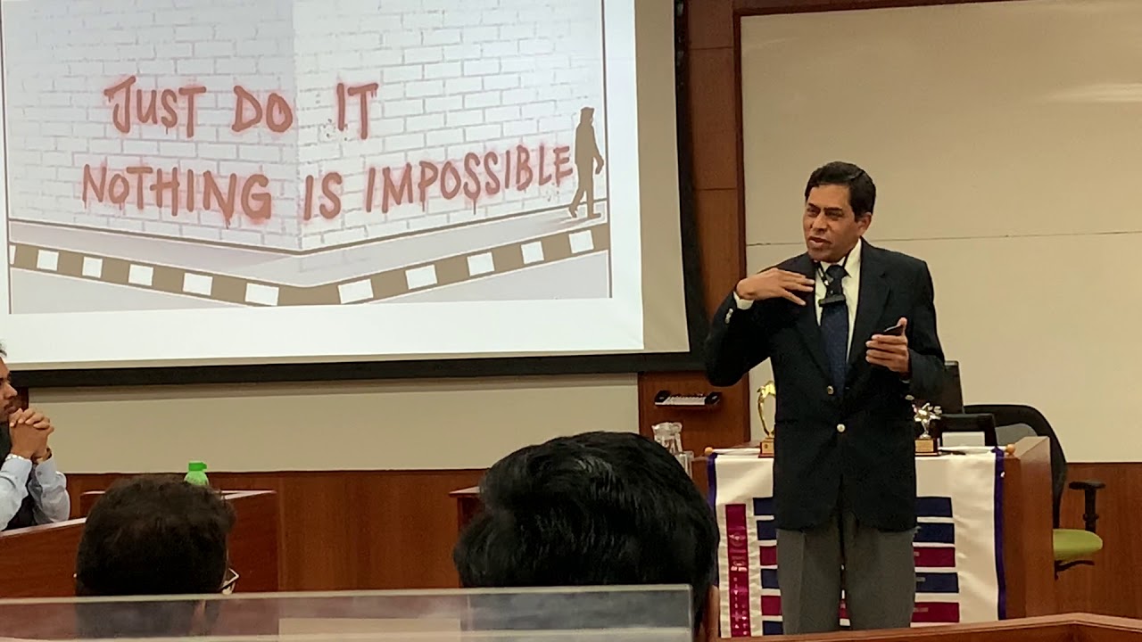 “Life a Gift” talk by Dr Thimmappa Hegde @ IIMB Orators Club on 18 ...