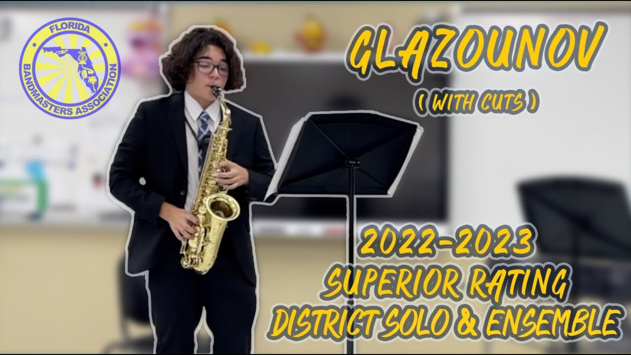 Caleb Wolf 2023 FBA District Solo Ensemble | Concerto En Mi Bémol by ...
