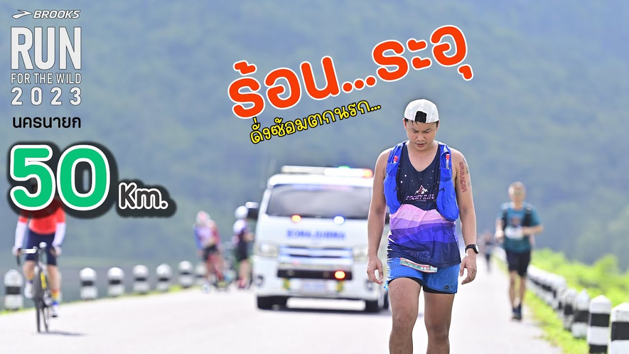 Brooks Run for The Wild 2023, 50Km. | นครนายก... ร้อน ไร้ลม พังพินาศ ...