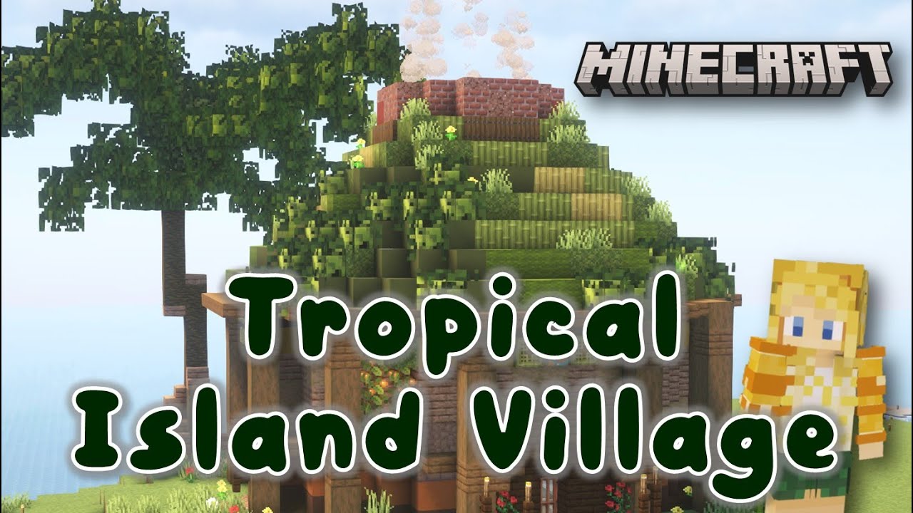 Tropical Island Minecraft Home