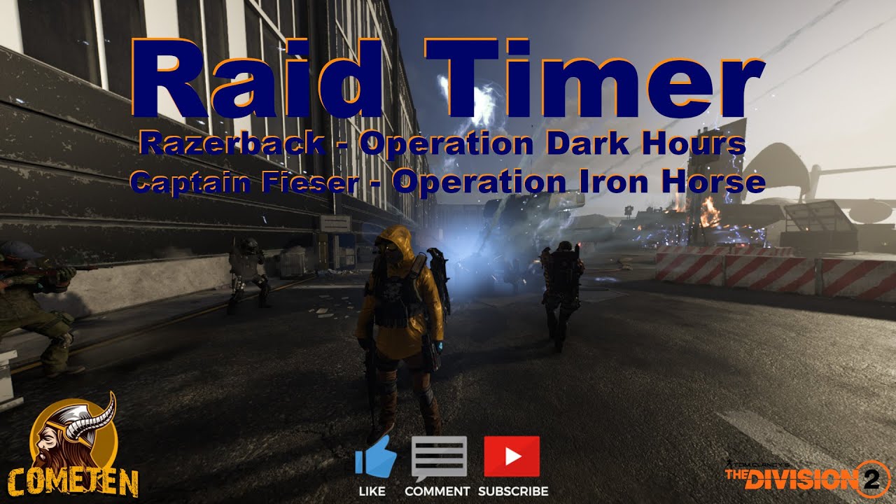 Division 2 - Raid Timer - DH Boss 4 and IH Boss 2 - YouTube