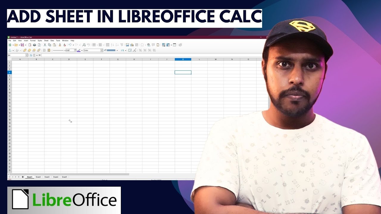 How to add sheet in libreoffice calc | add new sheet on libreoffice ...