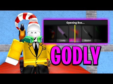 So I spent Robux to unbox a GODLY in MM2...