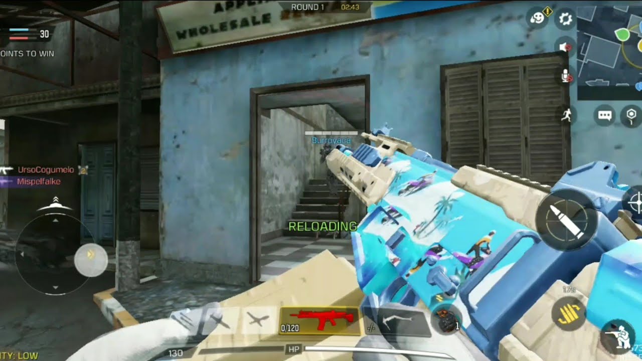 Mastering Call of Duty Mobile | Epic Reload with Tropical Gun Skin in ...