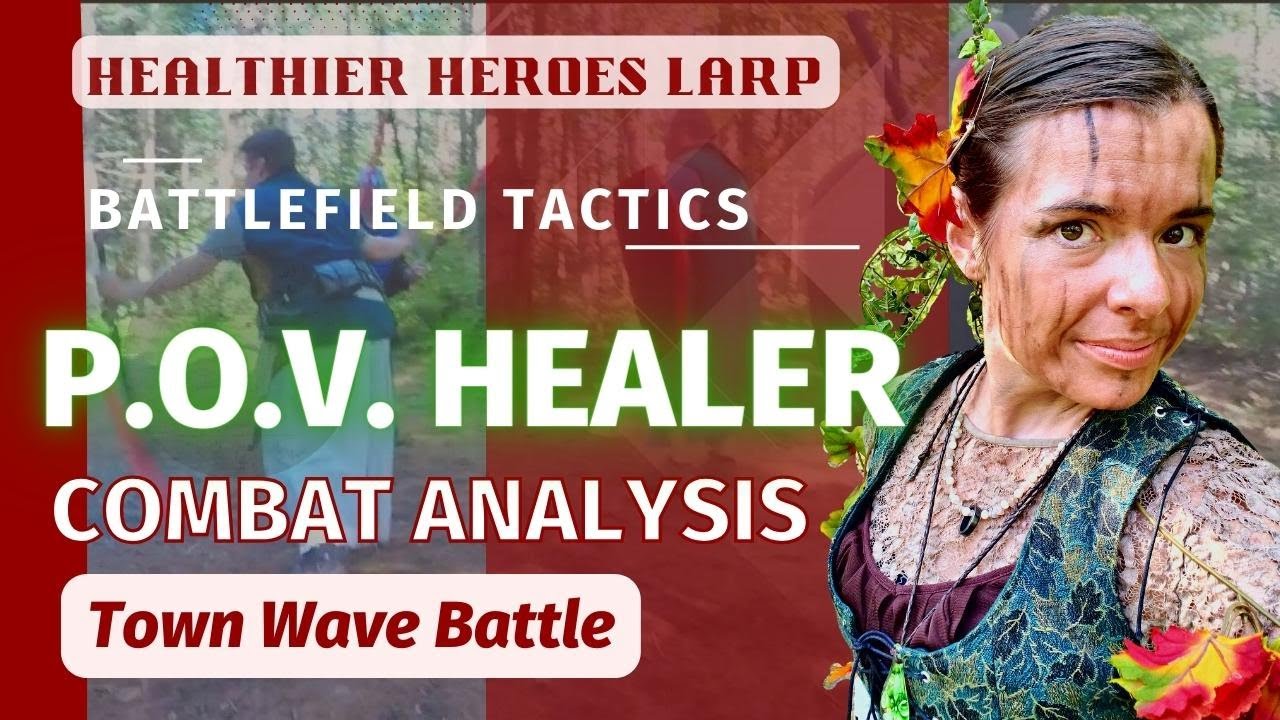 LARP Combat PoV - You're a Healer in a Town Wave Battle! (Alliance NH ...