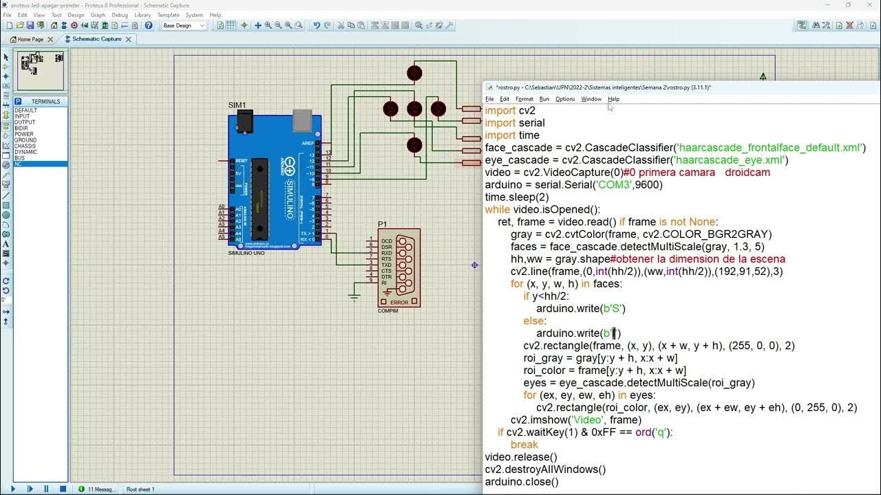 PYTHON PROTEUS - reconocimiento facial - YouTube