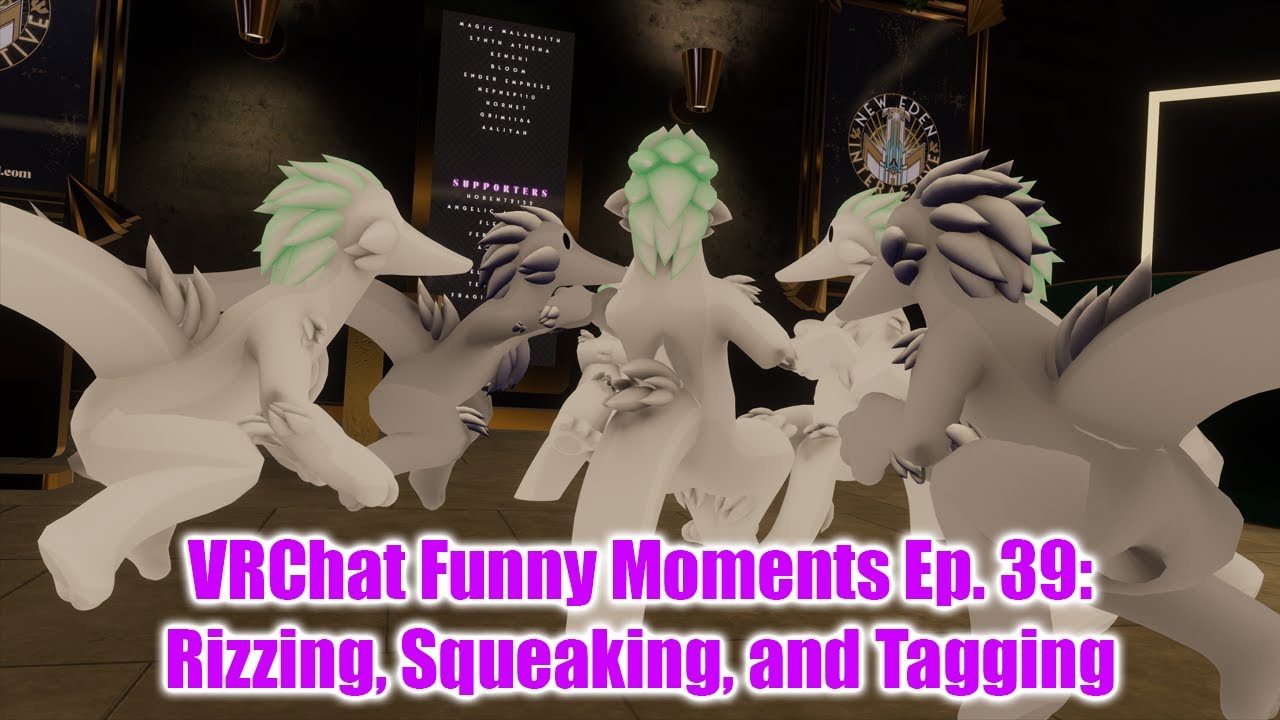 VRChat Funny Moments Ep. 39: Rizzing, Squeaking, and Tagging - YouTube