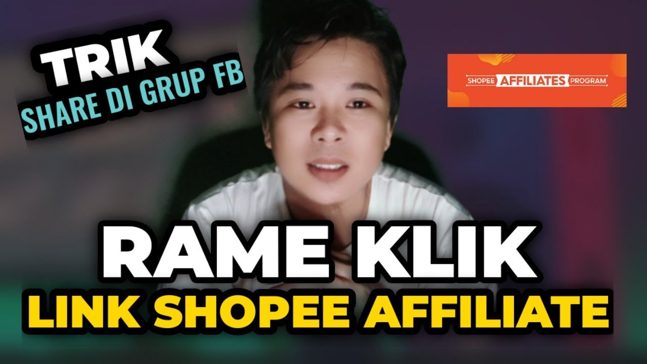 TRIK SHARE LINK SHOPEE AFFILIATE DI GRUP FACEBOOK BIAR BANYAK YANG KLIK LINK‼️ - YouTube