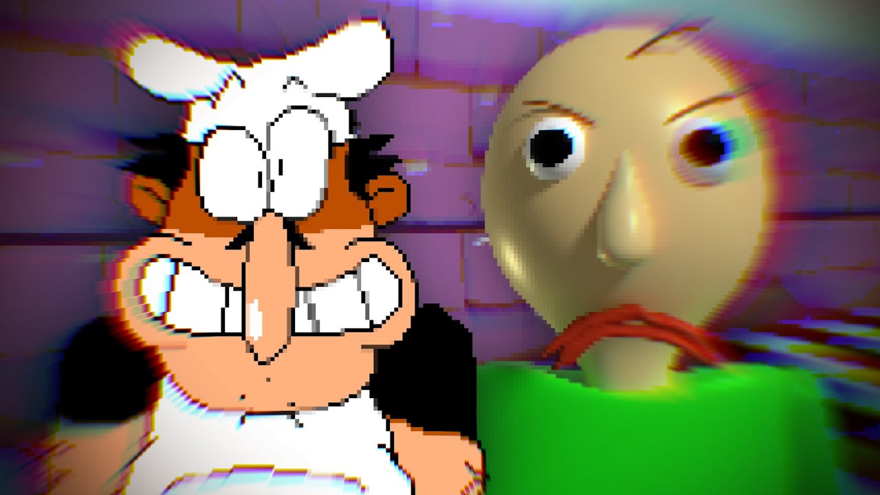 They Added a PIZZA TOWER Mod to Baldi's Basics Plus And It's Actually ...