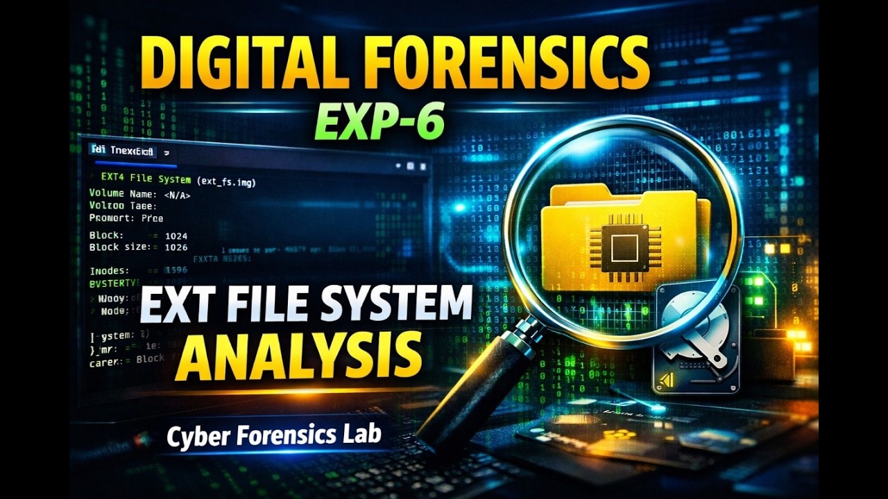 Digital Forensics Experiment 6 | EXT File System Analysis using Sleuth ...