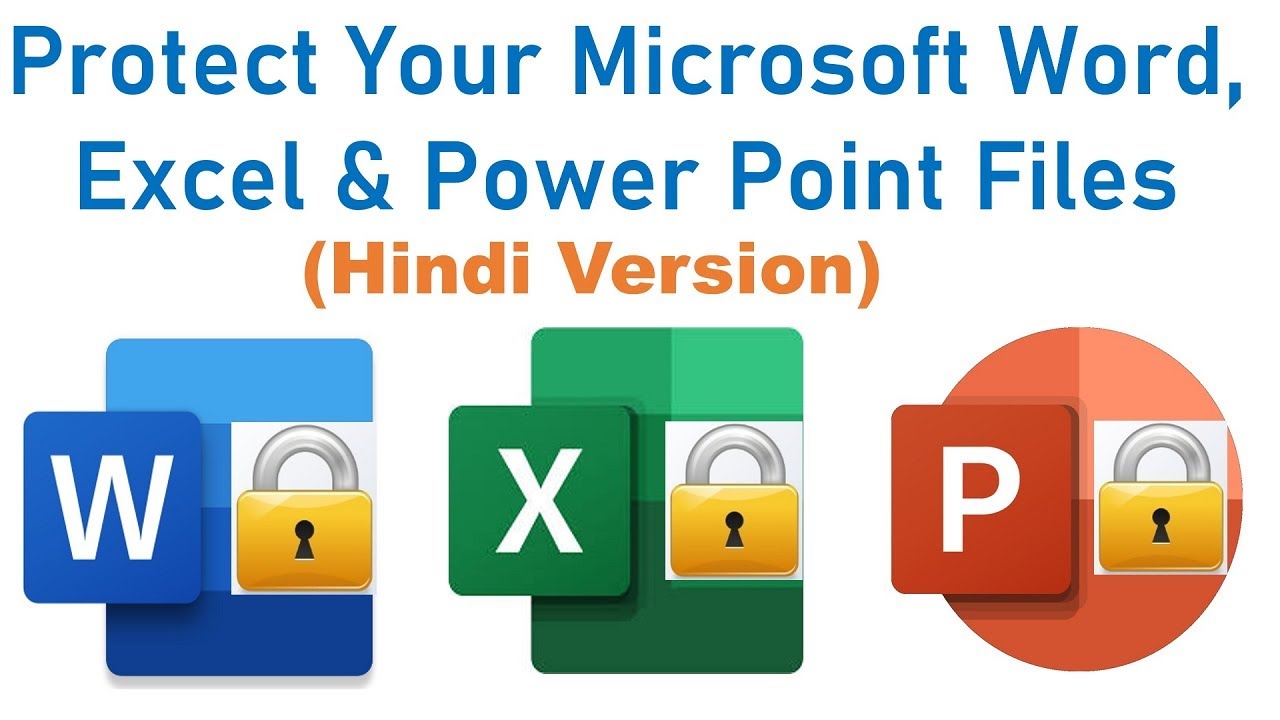 Protect Your Microsoft Word, Excel & Power Point Files - YouTube