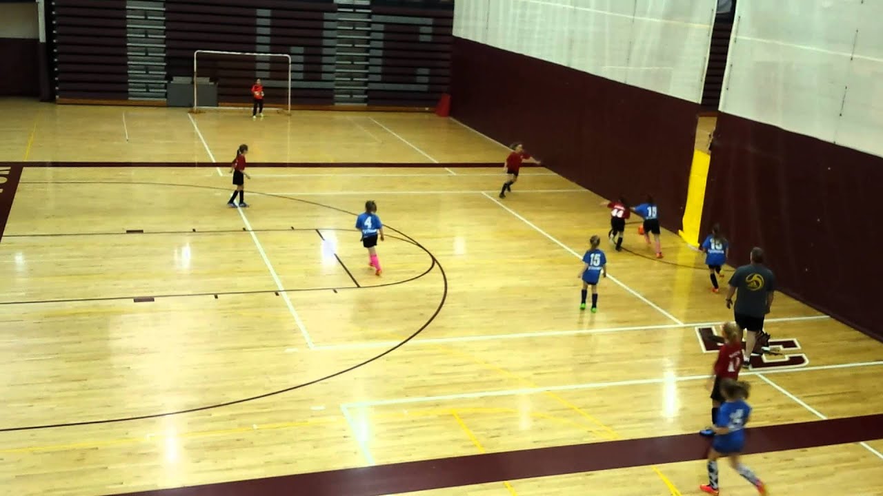 U10 Girls Indoor Soccer at Wayland-Cohocton - YouTube