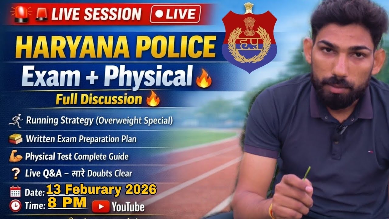 Sahil With Life is live Haryana Police Running + Stamina + Time Improve ...